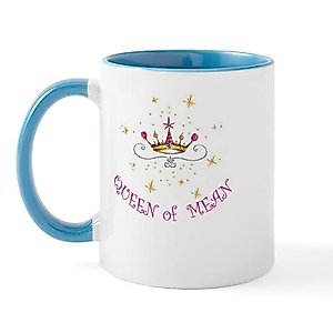 CafePress QUEEN OF MEAN Mug Ceramic Coffee Mug, Tea Cup 11 oz
