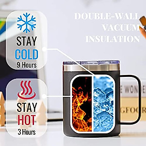 Onebttl Great Grandpa Gifts Coffee Mug, Great Grandfather Presents for Christmas Birthday Father's Day, Stainless Steel Cup with Lid, 12oz/350ml - Man Myth Legend