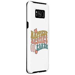 Galaxy S8+ Happiest Besties On Earth Cute Custom Park For Best Friends Case