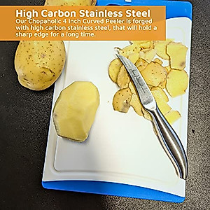 Jean-Patrique Curved Peeling Knife, Bird Beak Paring Knife, Small Kitchen Paring Knife for Peeling Fruit and Vegetables - Chopaholic