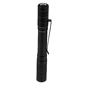 SOLUSTRE Medical Pen Light Nursing Light Doctor Pen for Diagnose Pen with Light Aluminum Alloy Black