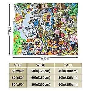 Blanket Super Soft Micro Fiber Cozy Blanket for Suitable Bed Couch for Adults and Children Throw Blankets 80 inchX60 inch, Black