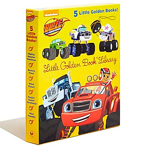 Blaze and the Monster Machines Little Golden Book Library -- 5 Little Golden Books: Five of Nickeoldeon's Blaze and the Monster Machines Little Golden Books