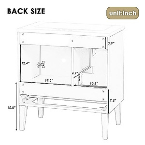 QuixotYDDZ 30 Inch Bathroom Vanity, Bathroom Vanity Cabinet and Ceramic Sink Combo, Freestanding Bathroom Storage Cabinet with Pull-Out Drawers, Solid Wood Frame, Soft Closing Doors, Grey