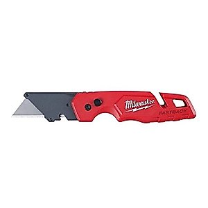 Milwaukee 48-22-1501 Fastback Folding Utility Knife with Wire Stripper, Gut Hook, and Quick Blade Change