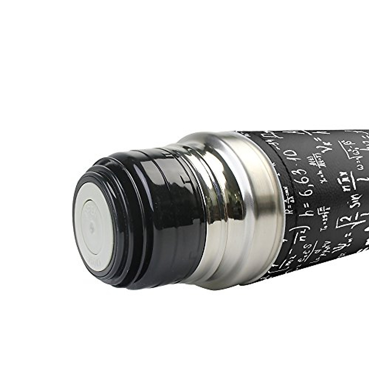 WOZO 17 oz Scientific Math Formula Double Wall Vacuum Cup Insulated Stainless Steel PU Leather Travel Mug Water Bottle for Christmas Halloween Mom Dad