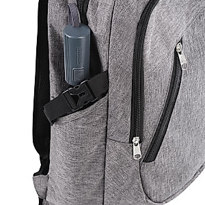 Laptop Travel Backpack - Adjustable Shoulder Straps, Zippered Compartments with Side Pockets for Water Bottle or Umbrella. Headset and USB Charging Port. Perfect for School, Business or Traveling.