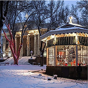 Hopolon Solar Fairy/Starry String Lights Outdoor Waterproof 72ft 200LED for Patio, Lawn,Garden, Home, Wedding, Holiday, Christmas Party, Xmas Tree Decoration,Waterproof/Timer/USB Charge (Cool White)