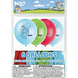 Unique Bluey Balloons Bundle - Bluey Themed Balloons Latex & Foil, with Checklist - Bluey Birthday Decorations, Bluey Party Supplies, Bluey Party Decorations