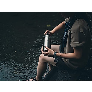 Snow Peak Ultra-Light Titanium Aurora Bottle, hiking, backpacking, taste free sports water bottle