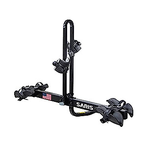 Saris Freedom Bike Hitch Car Rack, 2-Bicycle Carrier, Black