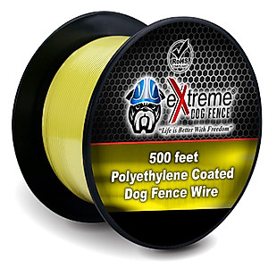 Best USA Dog Fence Wire Compatible with PetSafe, Extreme Dog Fence, and All Other Underground Dog Fences (500 feet) (500 ft)