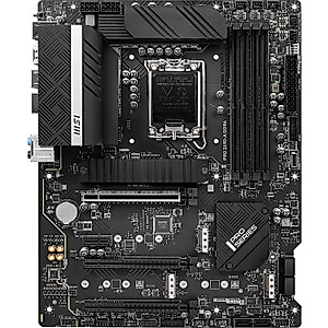 MSI PRO Z690-A DDR4 ProSeries Computer Gaming Motherboard (ATX, 12th Gen Intel Core, LGA 1700 Socket, DDR4, PCIe 4, CFX, M.2 Shield Frozr, HDMI, DisplayPort) Intel PC Motherboards (Renewed)