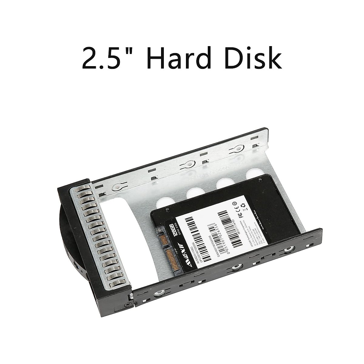 NAS Case 4-Bay K3 Chassis, AUDHEID New Network Storage Server, Compatible Flex PSU Mini-ITX, 4 x 2.5/3.5" Tray, Network Attached Storage Enclosure with 2 Front USB Ports and 1x12cm Chassis Fan