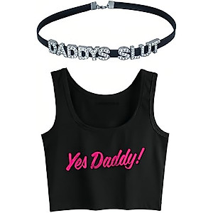 DADDY'S Choker Necklaces,Rhinestone Chokers For Women Honey Princess Hotwife,Cute Sexy Dad Collar For Girls,Letters Artifical Crystal Necklace,Faux Leather Rhinestone Daddy Chokers Jewelry, Faux