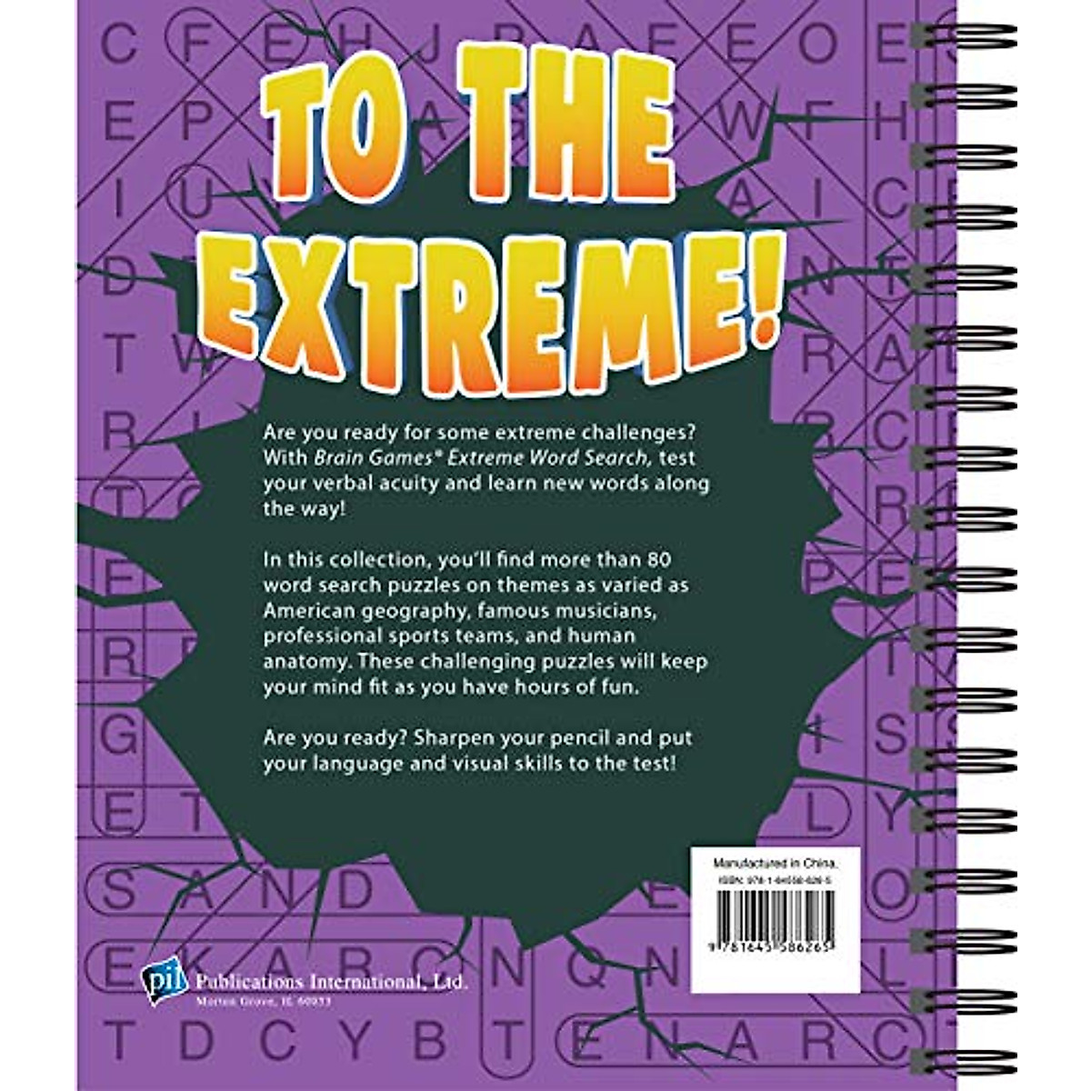 Brain Games - Extreme Word Search (Purple)