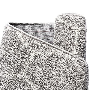 Unique Loom Trellis Frieze Collection Area Rug - Geometric (3' Square, Light Gray/ Ivory)