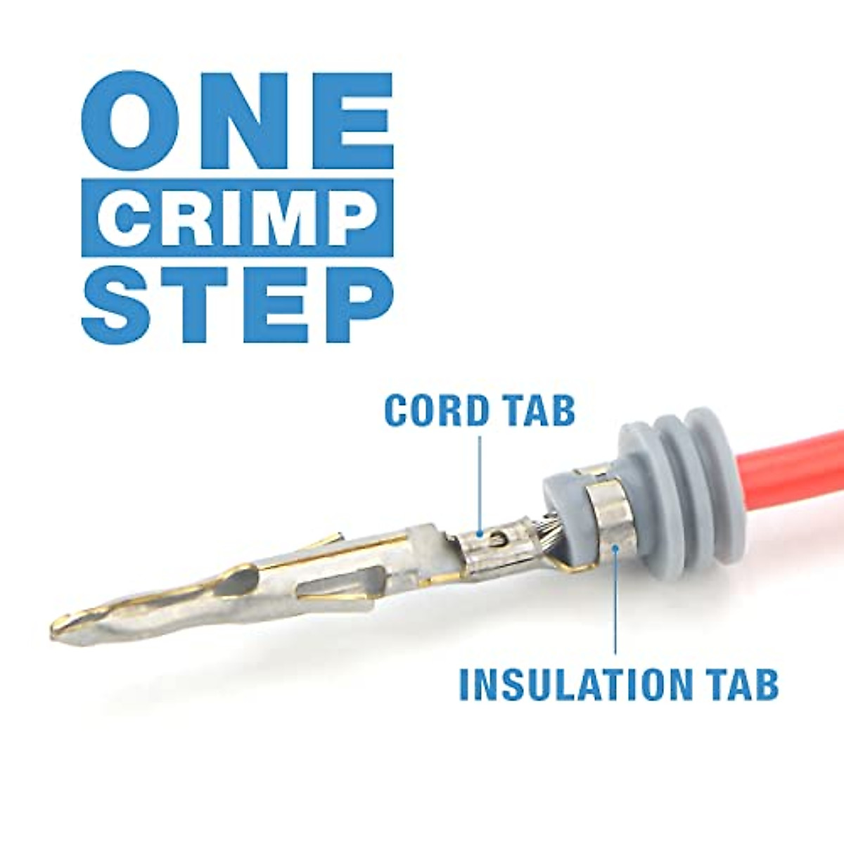 iCrimp Weather Pack Crimp Tool for AWG 24-14 Crimping Delphi APTIV Weather Pack Terminals or Metri-Pack Connectors- Crimp Terminals and Seal In ONE Cycle with Locator & Removal Extraction Tool
