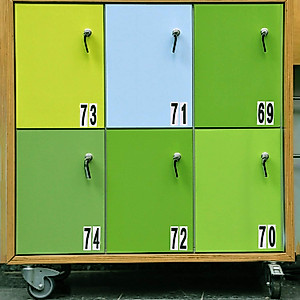 Outus 240pcs 10 Sheets Self Adhesive Vinyl Numbers Stickers Waterproof Reflective Mailbox Numbers Decals for Window Door Address Business and Mailbox Signs, Indoor or Outdoor(null)