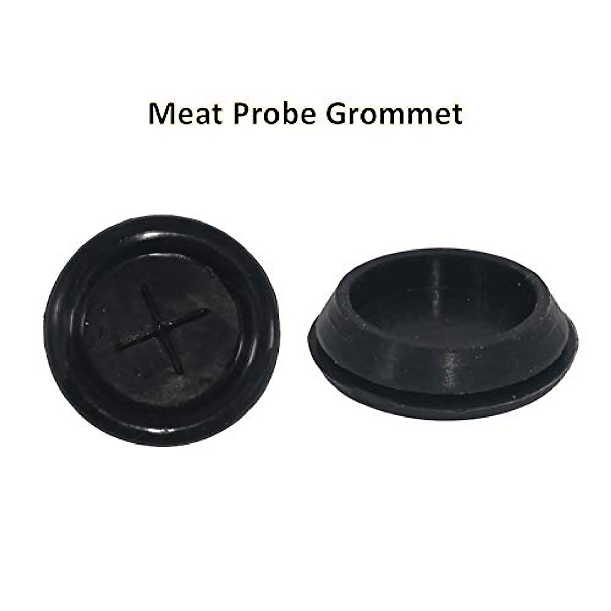 Rubber Meat Probe Grommet Replacement for Traeger Wood Pellet Smoker & Z Grills (6 Pack)
