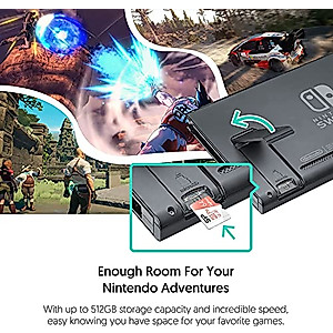 Silicon Power 256GB Micro SD Card U3 Nintendo-Switch Compatible, SDXC microsdxc High Speed MicroSD Memory Card with Adapter