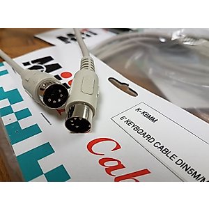 PC Accessories - Mii Pro Cable 6' Din5 M/M Straight Through MIDI Cable, 6 Feet Male to Male at Keyboard, Midi or Switch Box Cable