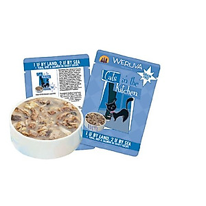 Weruva Cats in The Kitchen, Pantry Party Pouch Variety Pack in Gravy Cat Food, 3oz Pouch (Pack of 12)