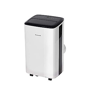Honeywell Compact Portable Air Conditioner w/Dehumidifier & Fan Cools Rooms Up to 350 Sq.Ft. w/Drain Pan & Insulation Tape (HF08CESWK)