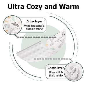 Car Seat Cover Baby, Muslin Baby Car Seat Cover, 3 in 1 Carseat Sover, Carseat Cover for Baby Easy to Get in & Out