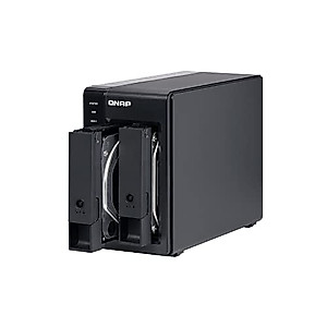 QNAP TR-002 2 Bay USB Type-C Direct Attached Storage (DAS) with Hardware RAID (Diskless) (TR-002-AMZ-US)