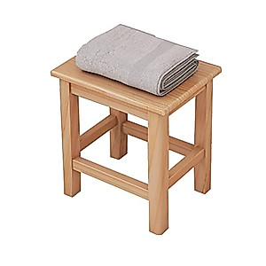 JIAHESHYP Bathroom Stool Bath Stool Non-Slip Waterproof Shower Stool, Shoe Stool, Portable Stool, for Kitchen, Bathroom, Garden & Outdoor (Size : 28 * 20 * 15cm)