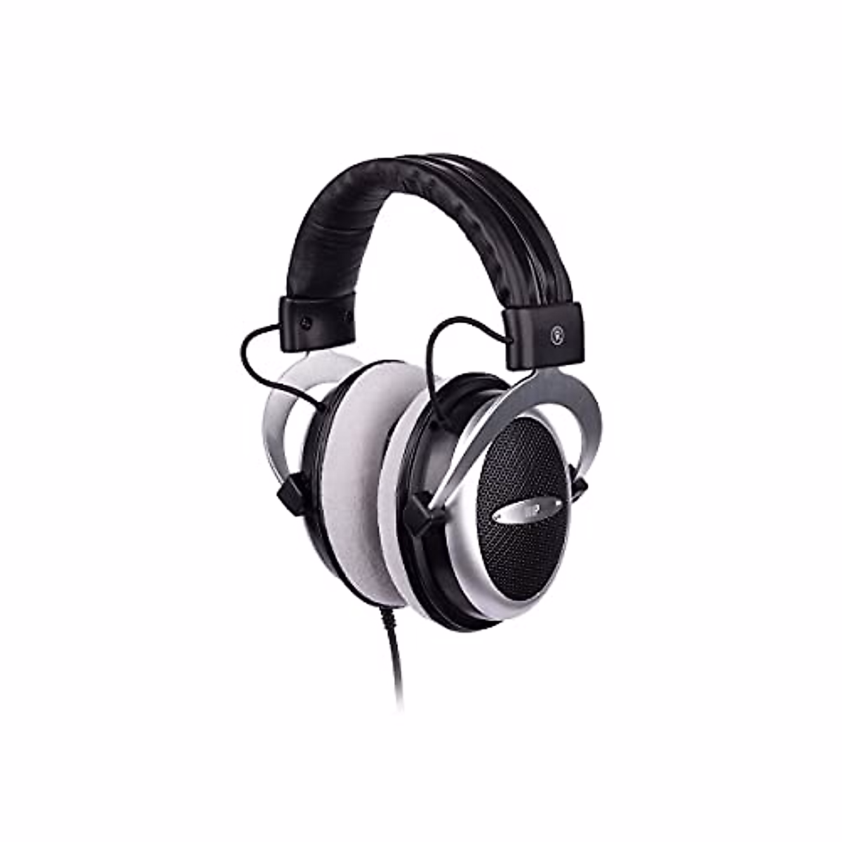 Monoprice Semi-Open Over Ear Wired Headphones, Low Deep Bass, Comfortable Headphones for Kids Teens Adults, for Smartphone, Computer, Laptop,Black