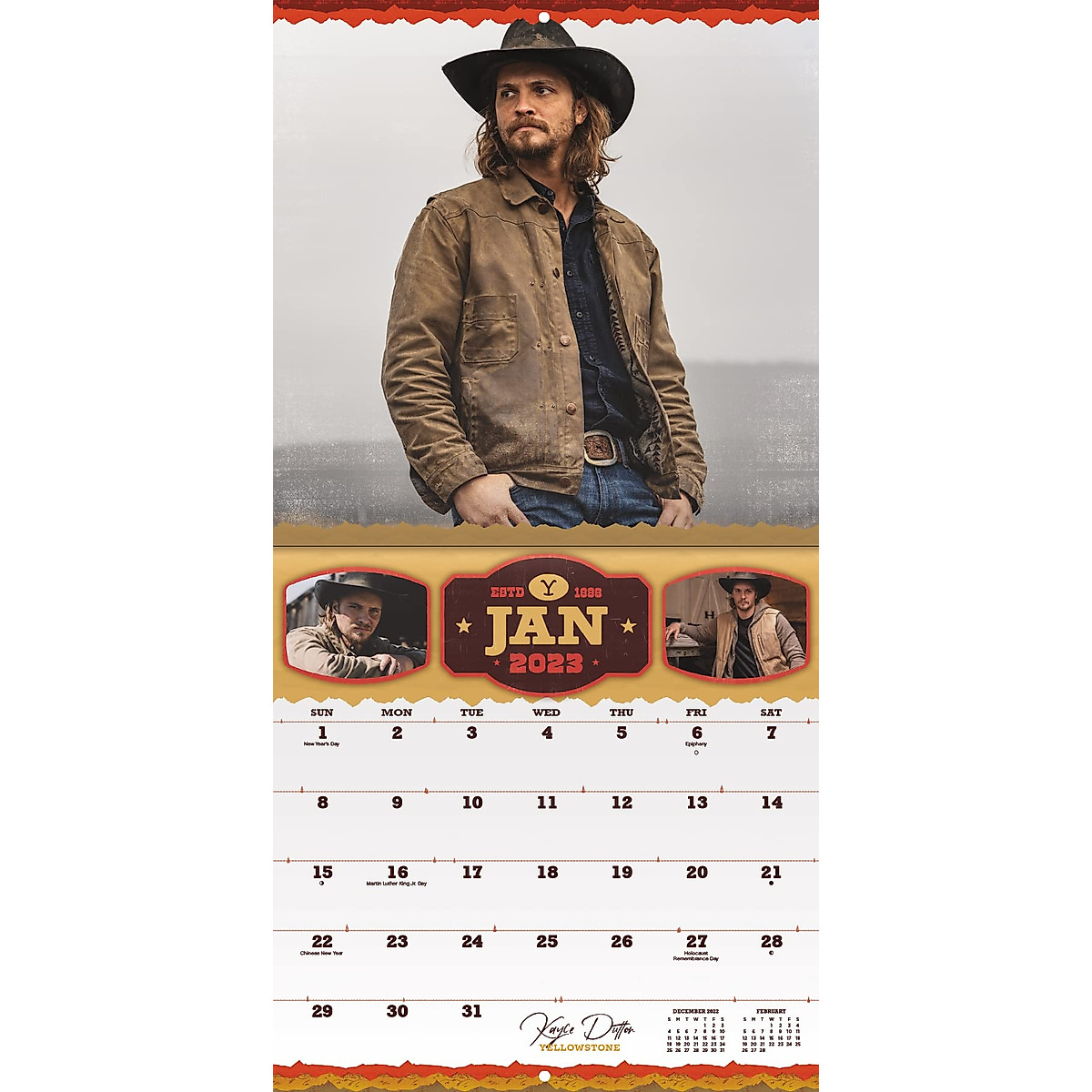 2023 Yellowstone Wall Calendar