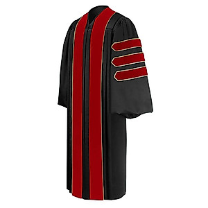 Gradwear Doctor of Theology Doctoral Gown - Academic Regalia (5'9"-5'11")
