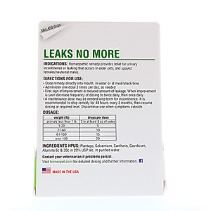 HomeoPet Leaks No More 15 ml