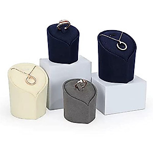 GRFIT Jewelry Rack Ring Display Stand Round Showcase Jewelry Organizer Holder for Rings Trade Show Countertop Ring Bearer for Women Jewelry Stand Holder (Color : Brass)