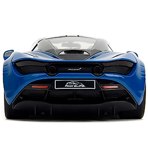 720S Blue and Dark Blue with Black Top Pink Slips Series 1/24 Diecast Model Car by Jada 34850