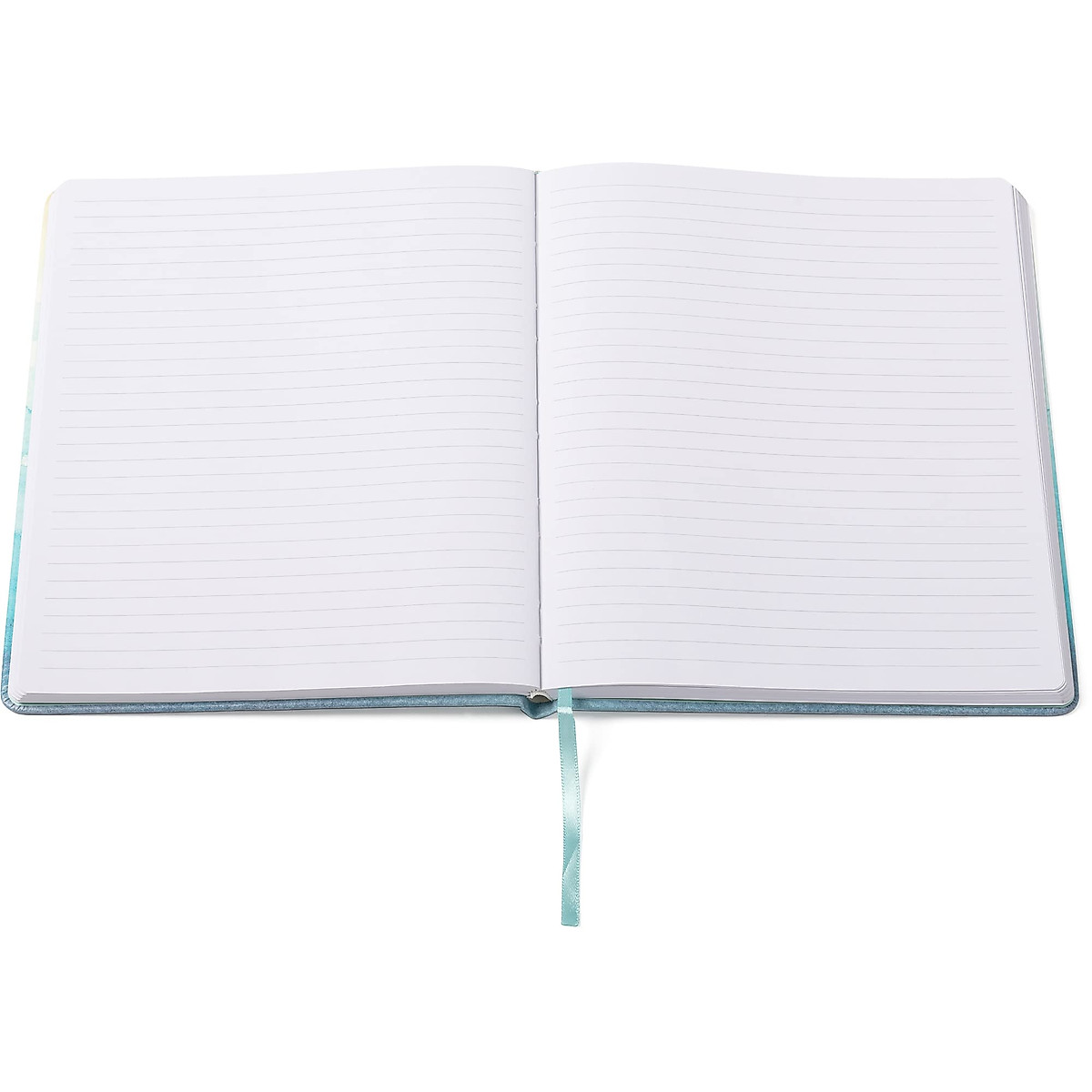 Eccolo Large Lined Journal Notebook, Hardbound Cover, Writing Journal, 256 Ruled White Pages, Ribbon Bookmark, Lay Flat, Desk Size for Work or School (Abstract, 8x10 inches)