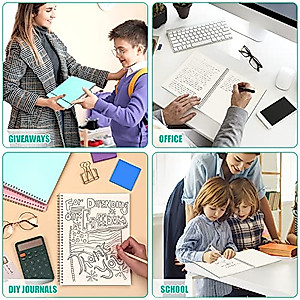 EOOUT 3 Pack Dotted Spiral Notebook, 8.5" x 11", A4 Journal for Women, Back to School, Thick Plastic Cover, 100gsm, for School, Office, Artist Writing/Drawing (Candy Colors)