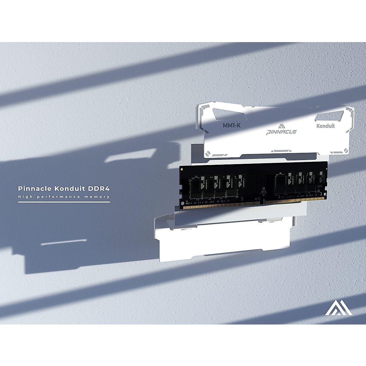 Timetec Pinnacle Konduit 16GB KIT(2x8GB) DDR4 3200MHz PC4-25600 CL16-18-18-38 XMP2.0 Overclocking 1.35V Compatible for AMD and Intel Desktop Gaming PC Memory Module RAM - White