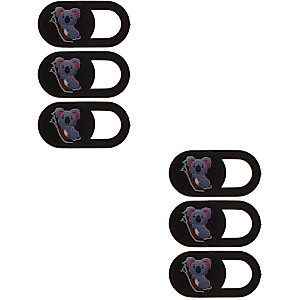SOLUSTRE 6 Pcs Camera Privacy Cover Laptop Camera Cover Sliding Camera Cover Webcam Blocker Webcam Privacy Cover Protection Cap Computer Environmental Protection Material Plastic