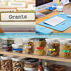 6-Pack Replacement for Dymo D1 Label Tapes Color Combo Set 45013 45016 45017 45018 45019 45021 D1 Refills,1/2 Inch (12mm) x 23 Ft(7m),for Dymo LabelManager PnP 160 210D 260P 280 360D 420P Label Maker