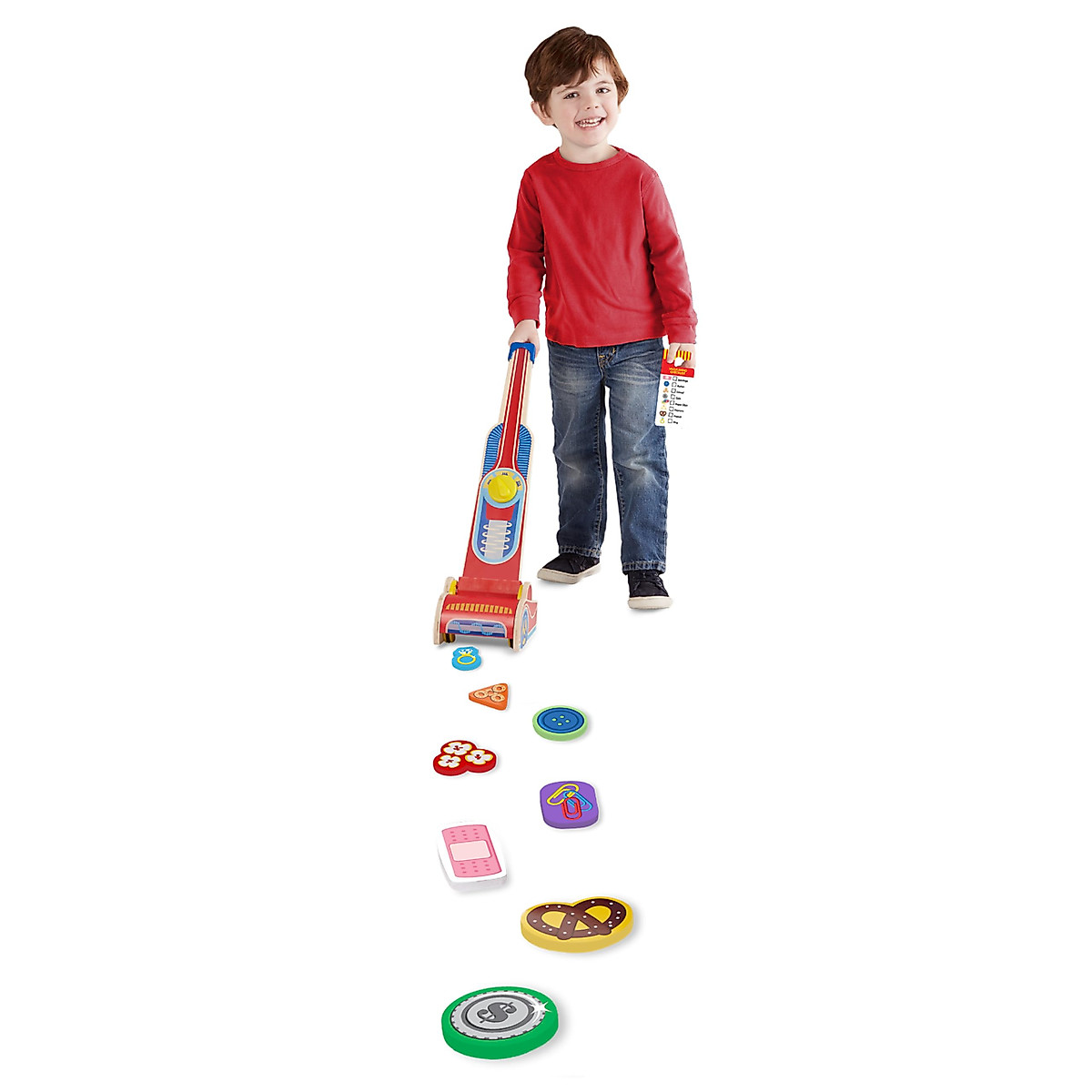 Melissa & Doug Wooden Vacuum Cleaner Play Set (10 pcs)