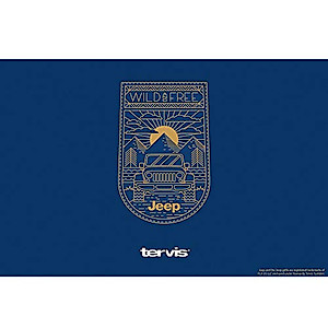 Tervis Jeep Triple Walled Insulated Tumbler, 30 oz Stainless Steel, Wild and Free