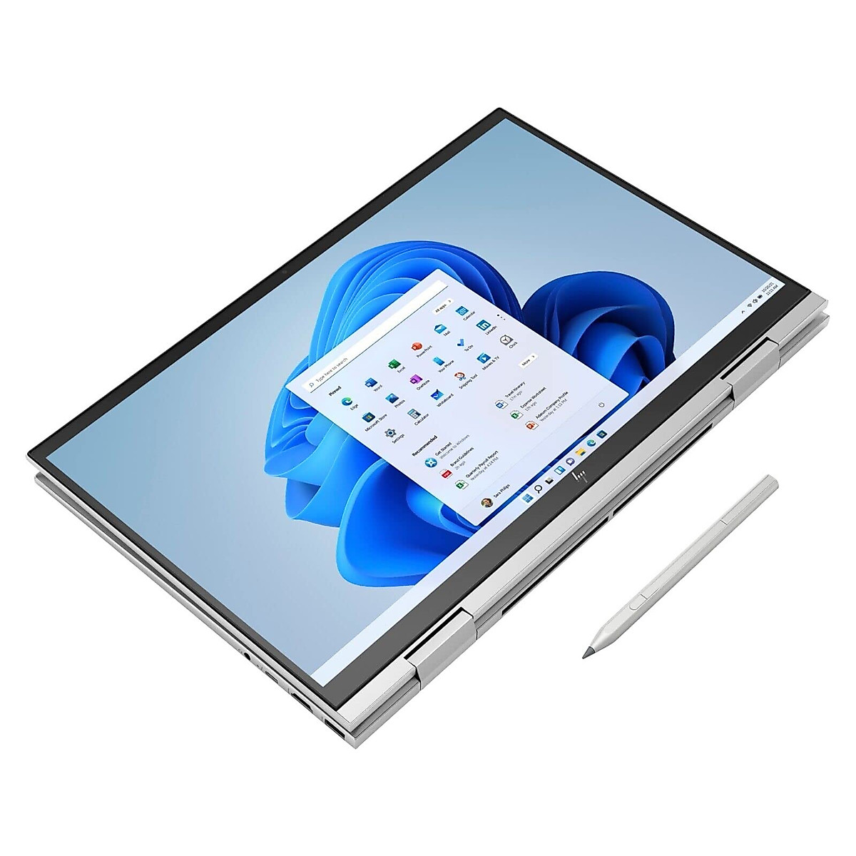 HP 2022 Envy X360 15.6" FHD IPS Touchscreen 2-in-1 Laptop 12th Intel Core i7-1260P Iris Xe Graphics 32GB DDR4 2TB SSD Thunderbolt 4 WiFi 6E Backlit KB FP Reader Win 11 Pro Stylus Pen w/ RATZK 32GB
