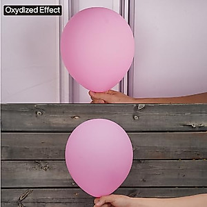 PartyWoo Pink Balloons, 50 pcs 12 Inch Pearl Pink Balloons, Pink Pearl Balloons for Balloon Garland or Balloon Arch as Party Decorations, Birthday Decorations, Girl Baby Shower Decorations, Pink-M58