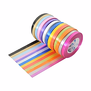 WishLotus Curling Ribbon Set, 142 Yards 5mm Curling String Balloon Ribbons, 13 Colors Balloon Ribbons for Crafts, Balloons, Florist Bows, Wedding or Birthday Party Decoration (13)
