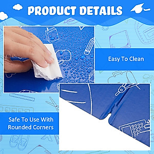 24 Pack Shields for Student Desks Test Desktop Dividers Cardboard Large Privacy Folders Classroom Testing Shields Trifold Standard Privacy Dividers Shield for School Office, 12 x 54 Inch