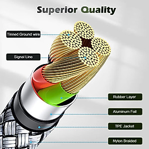 iPhone Charger [Apple MFi Certified] 3-Pack 6FT Lightning Cable Nylon Braided Fast Charging iPhone Charger Long Cord Compatible with iPhone 14 13 12 11 Pro Max XR XS X 8 7 6 Plus SE and More 6FT