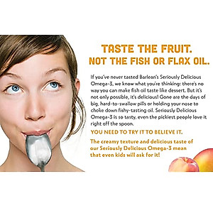 Barlean's Key Lime Pie High Potency Omega 3 Fish Oil Supplements - 1500mg of Omega 3 EPA/DHA for Brain, Heart, Joint, & Immune Health - All Natural Fruit Flavor, Non GMO, Gluten Free - 16-Ounce